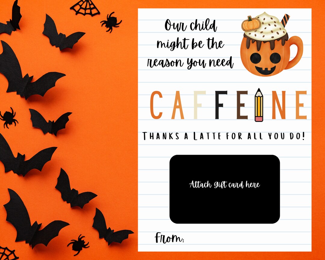 Teacher Appreciation Gift, Teacher Gift, Halloween Gift for Teacher ...