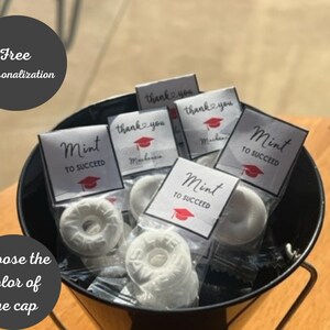 Mint to Succeed, Graduation Mints, Graduation Party Favors, Graduation ...