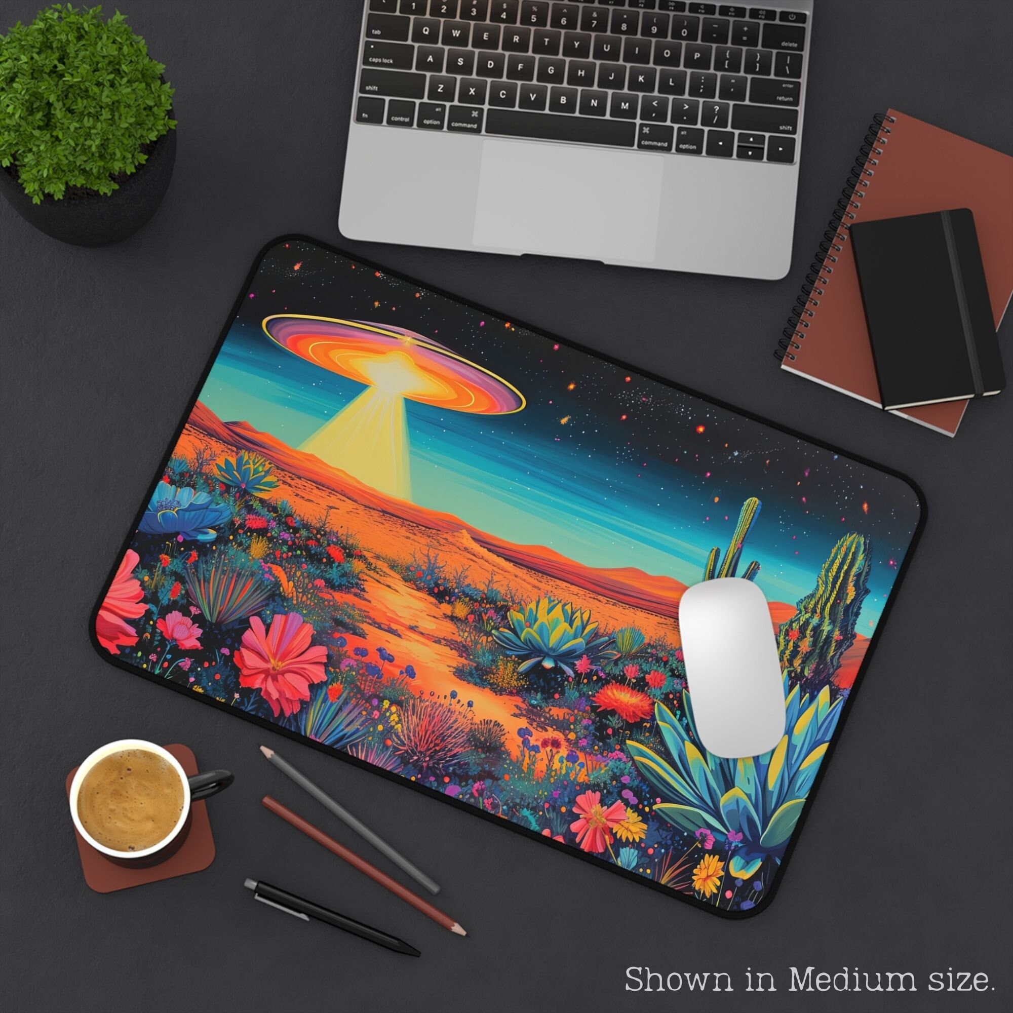 Alien UFO Gaming Desk Mat - Etsy