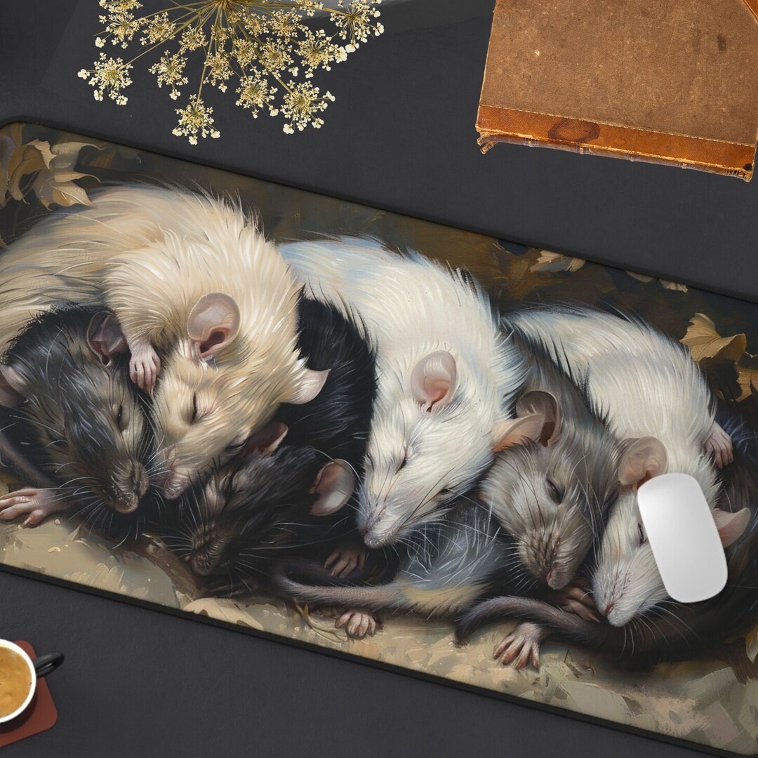 Rats Desk Mat XL Gamer Mouse Pad - Etsy