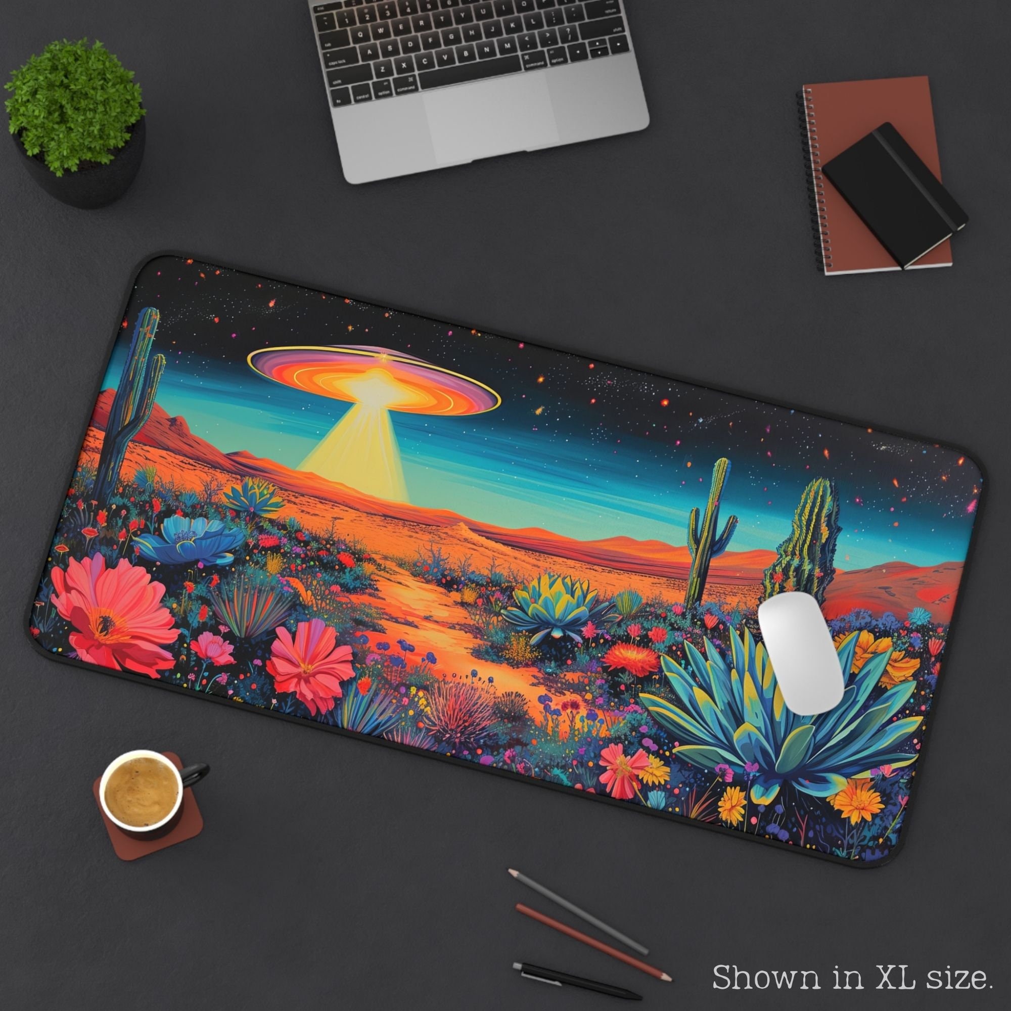 Alien UFO Gaming Desk Mat - Etsy