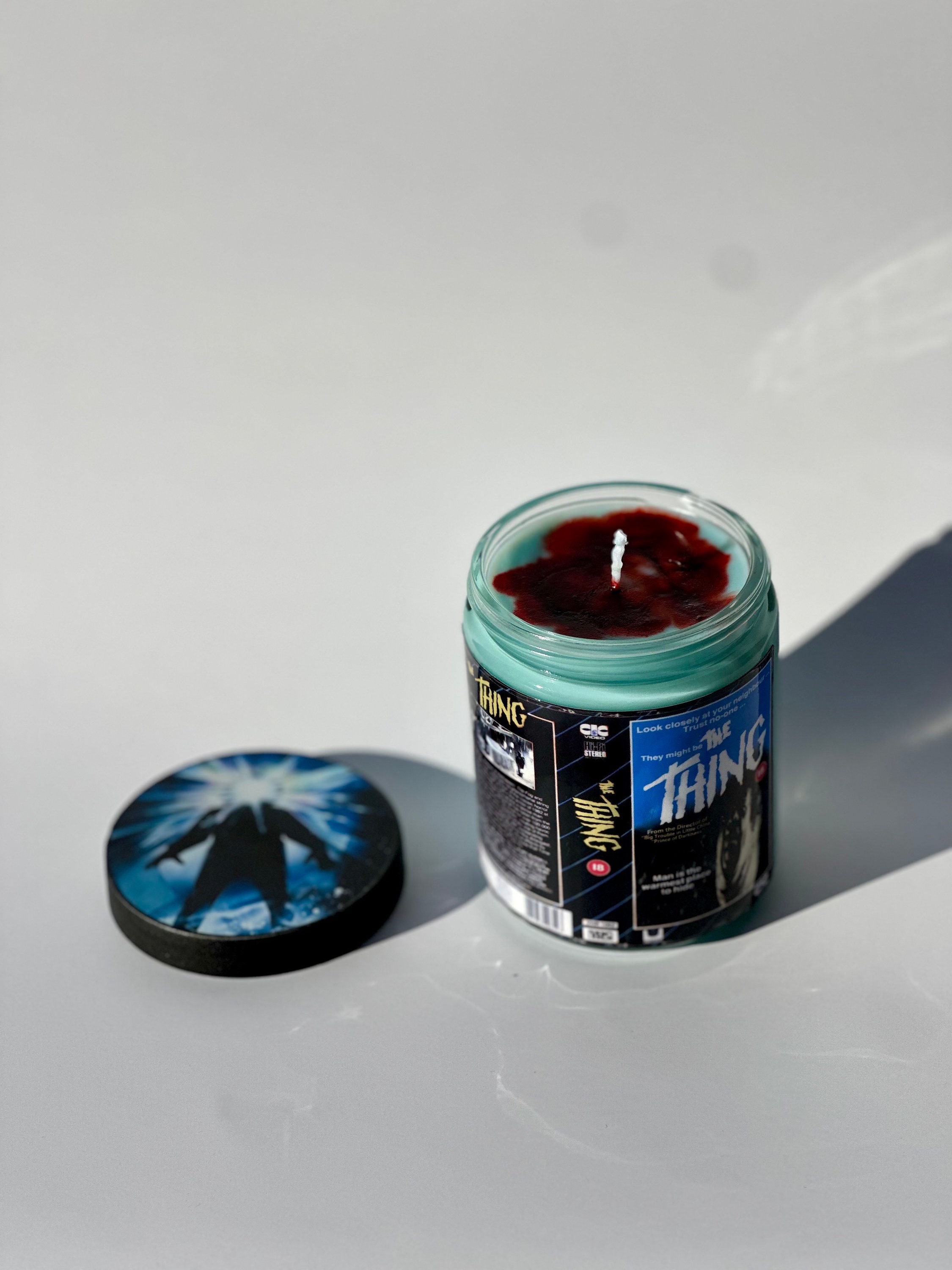 John Carpenters the Thing 1982 VHS Candle or Display - Etsy