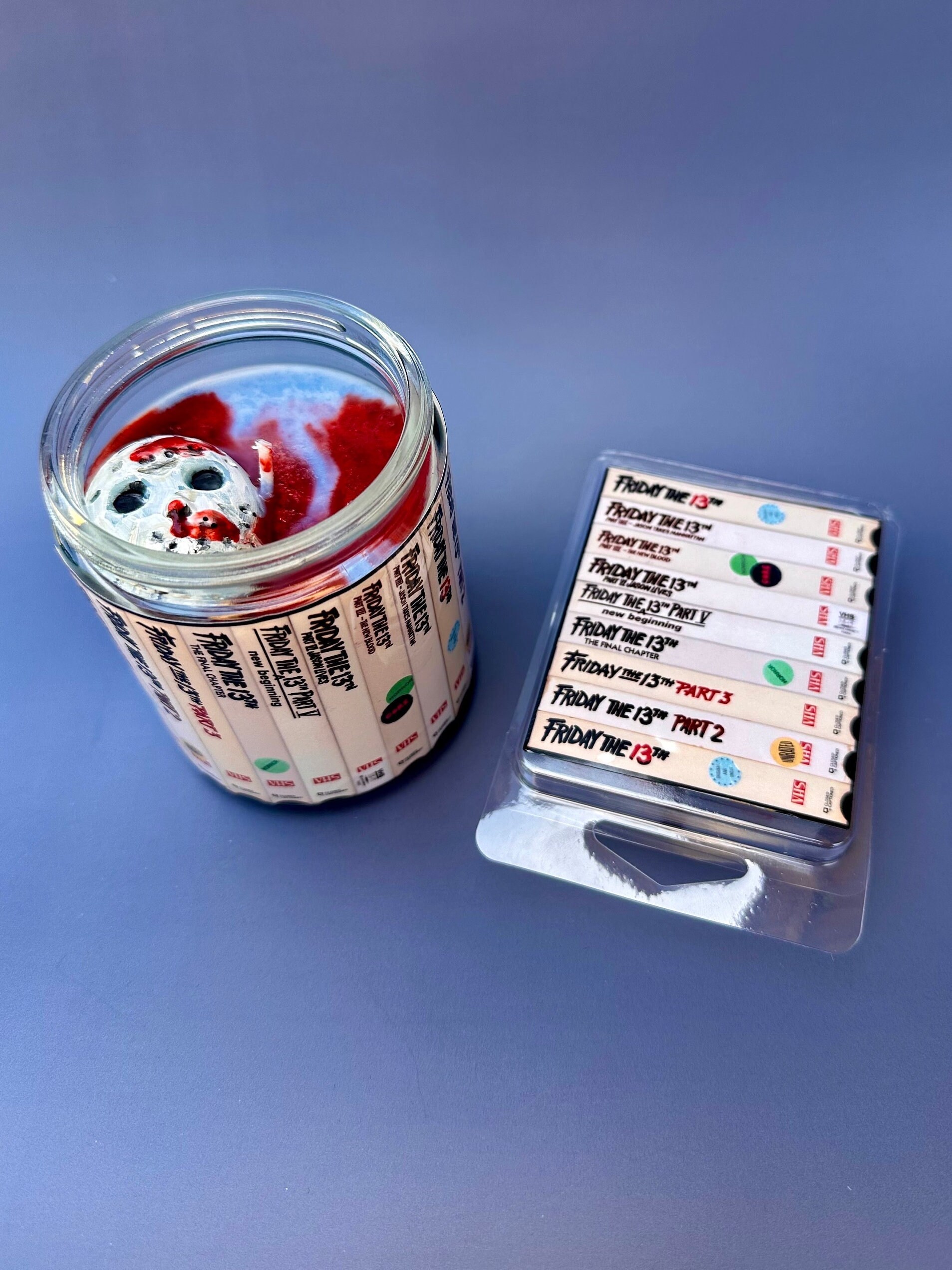 Friday the 13th VHS Candle and Display With Bonus Wax Melts. - Etsy