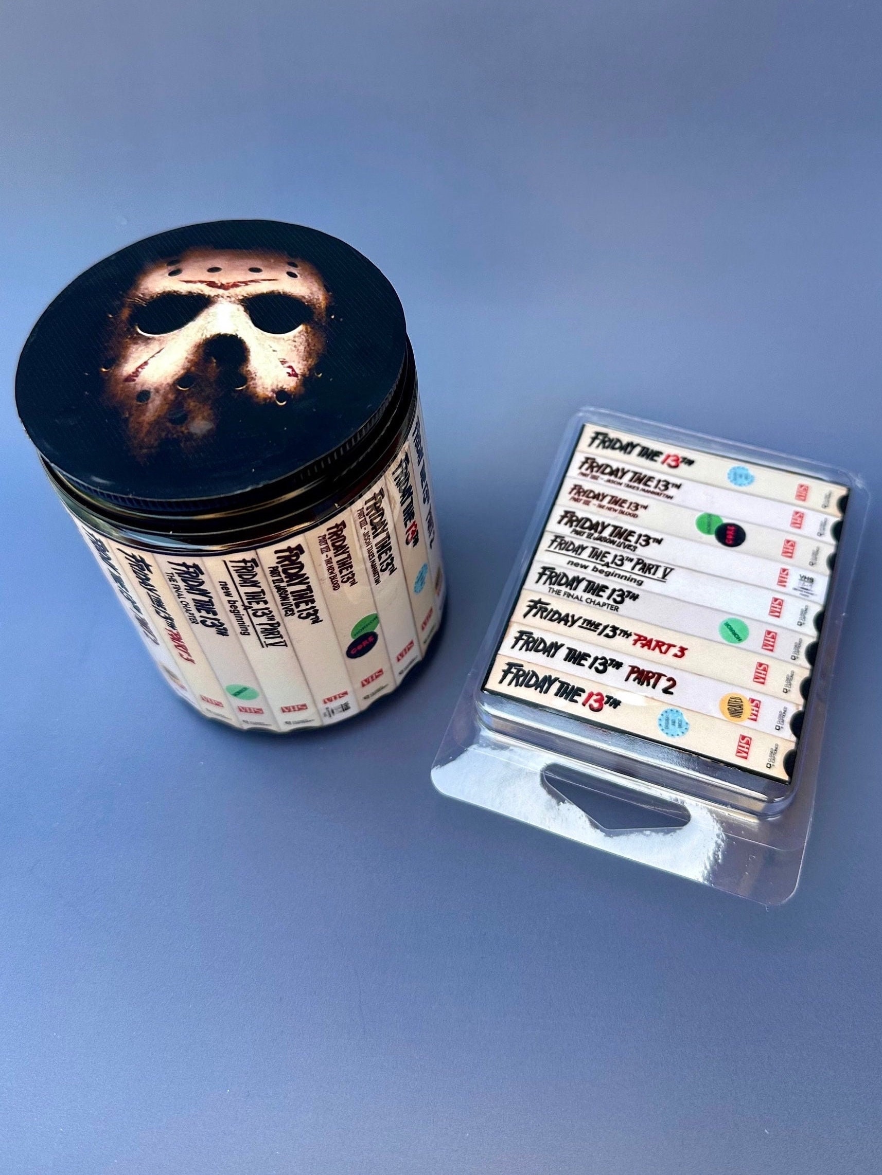 Friday the 13th VHS Candle and Display With Bonus Wax Melts. - Etsy