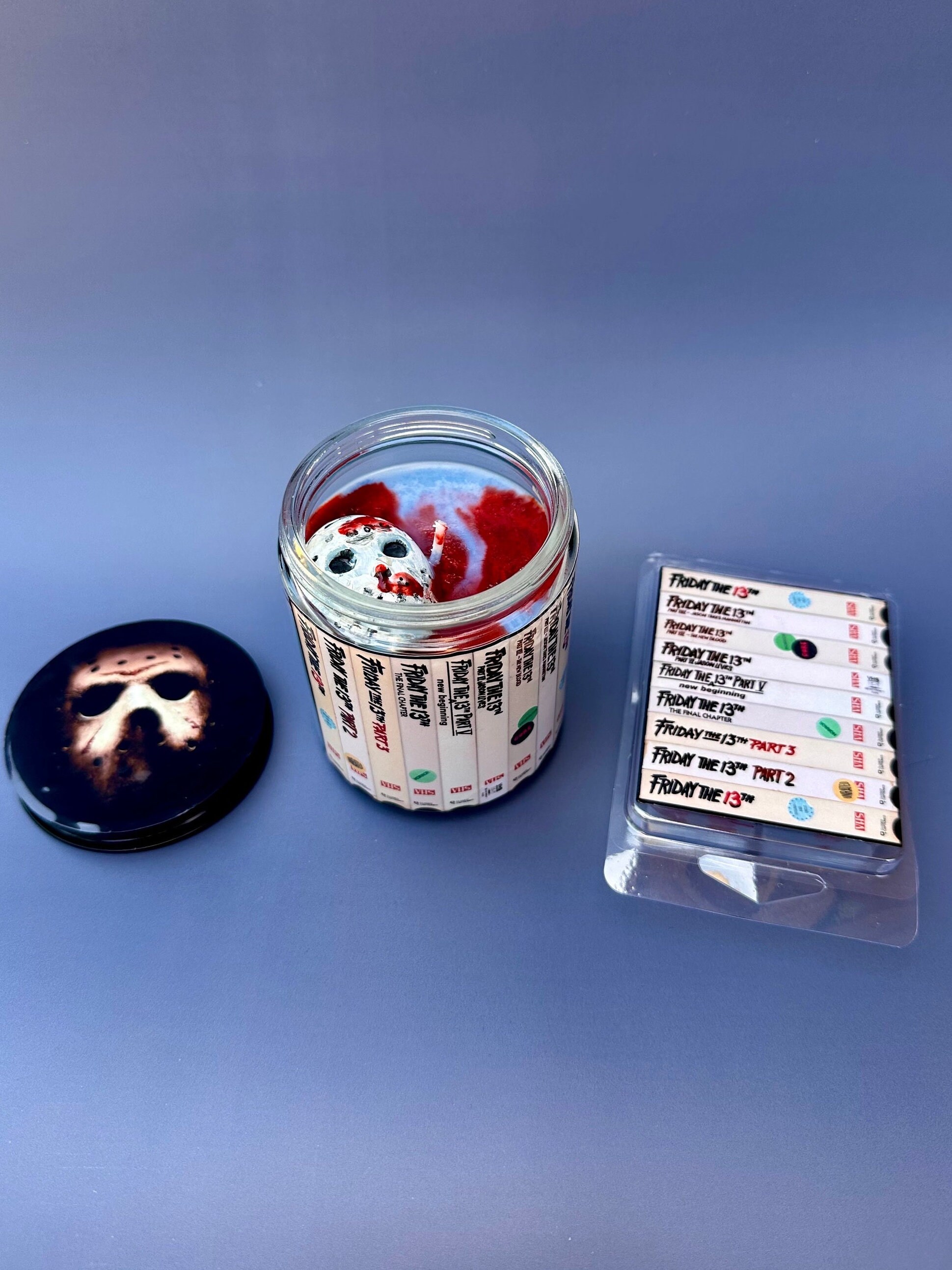 Friday the 13th VHS Candle and Display With Bonus Wax Melts. - Etsy