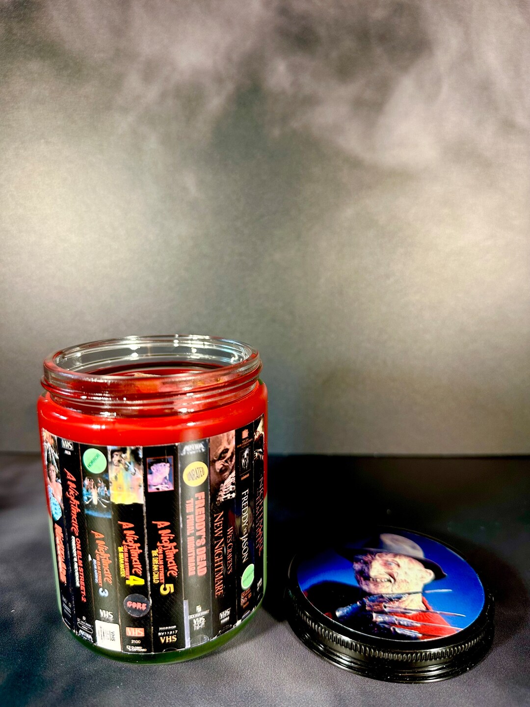 A Nightmare on Elm Street VHS Candle - Etsy