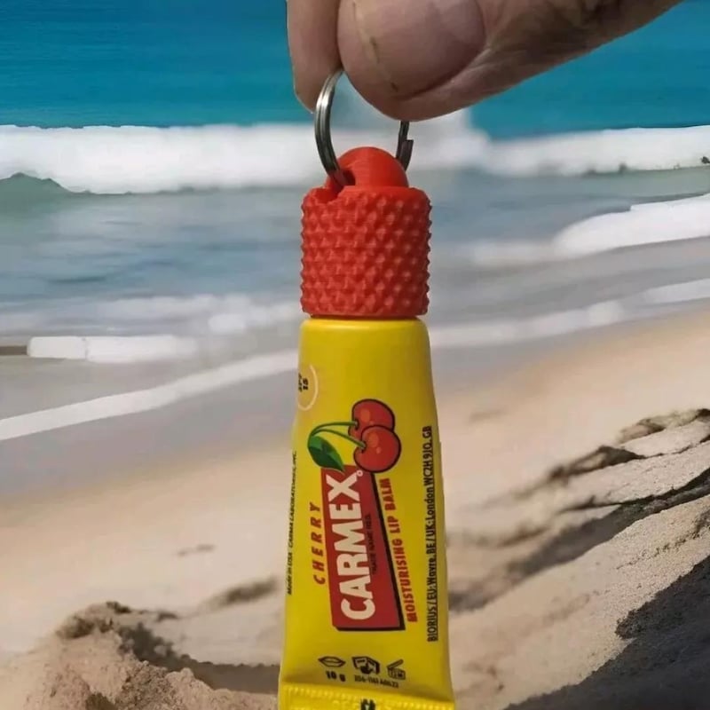 Key Chain With Lip Balm - Etsy UK