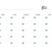 Printable Digital Download Perpetual Blank Calendar | Farmhouse ...