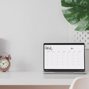 Printable Digital Download Perpetual Blank Calendar | Farmhouse ...