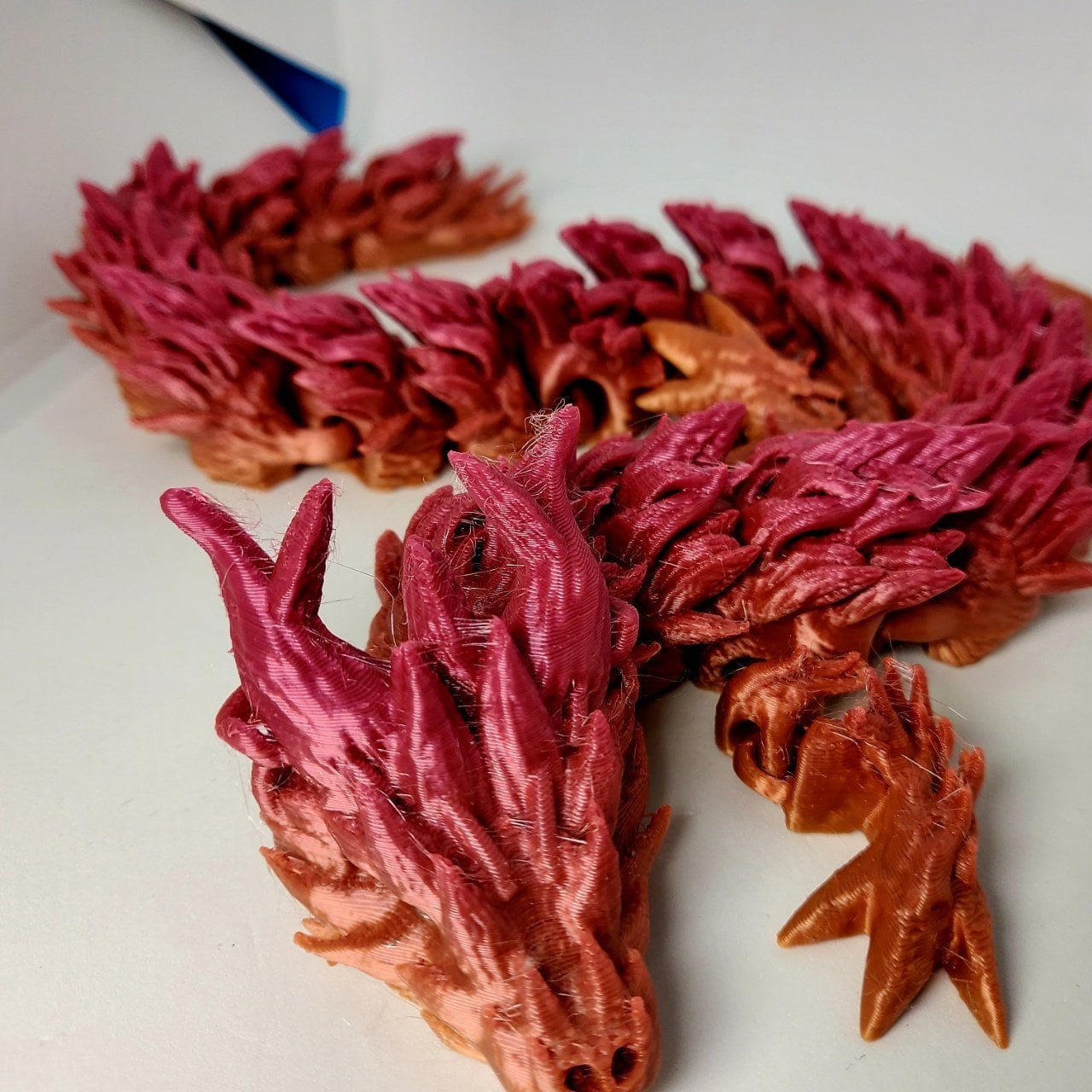 Articulated Fire Dragon Sculpture: 3D Printable STL File - Etsy