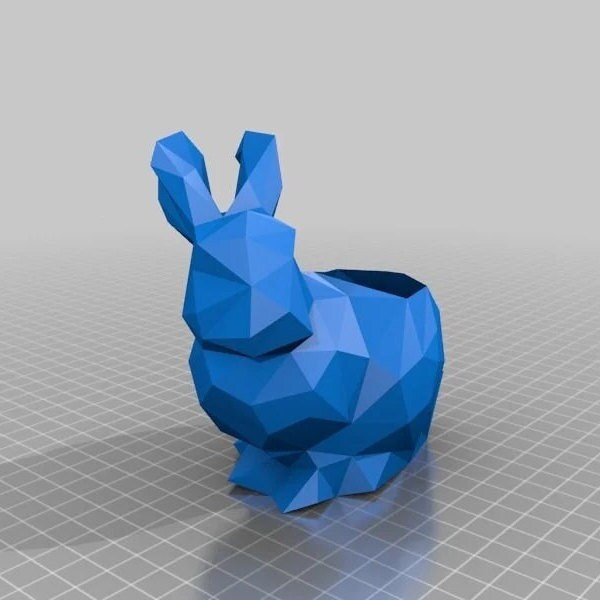 3D Printed STL Adorable Rabbit Planters Stylish & Customizable for ...