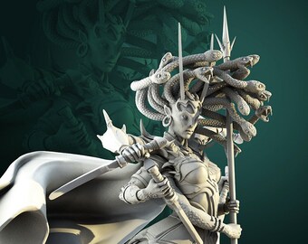 3d Resin Medusa Miniature - Etsy