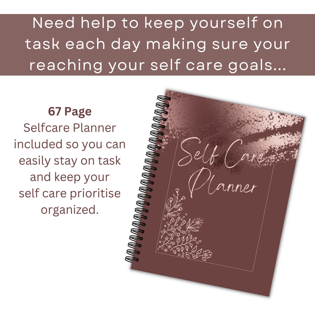 Self-care Workbook Wellness Planner Healthy Book Self-care Habit ...