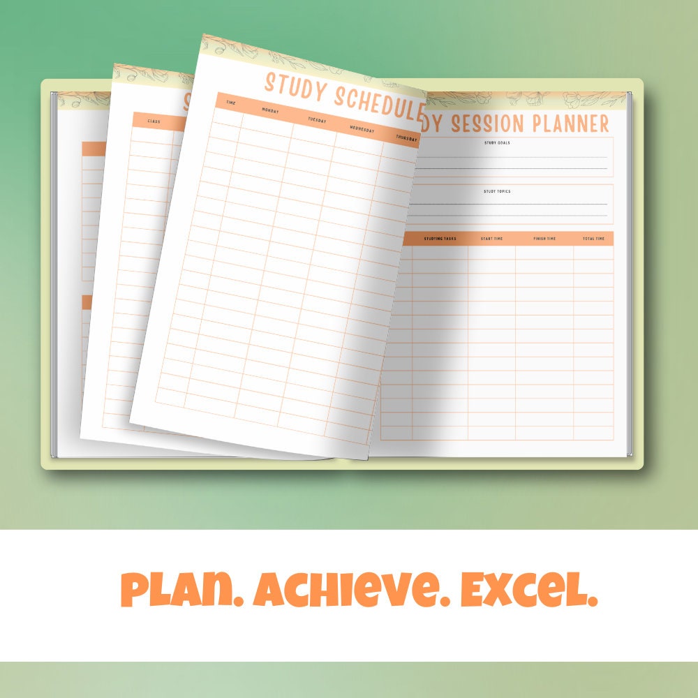 Student Planner, Journey With Our Comprehensive Student Planner. School ...