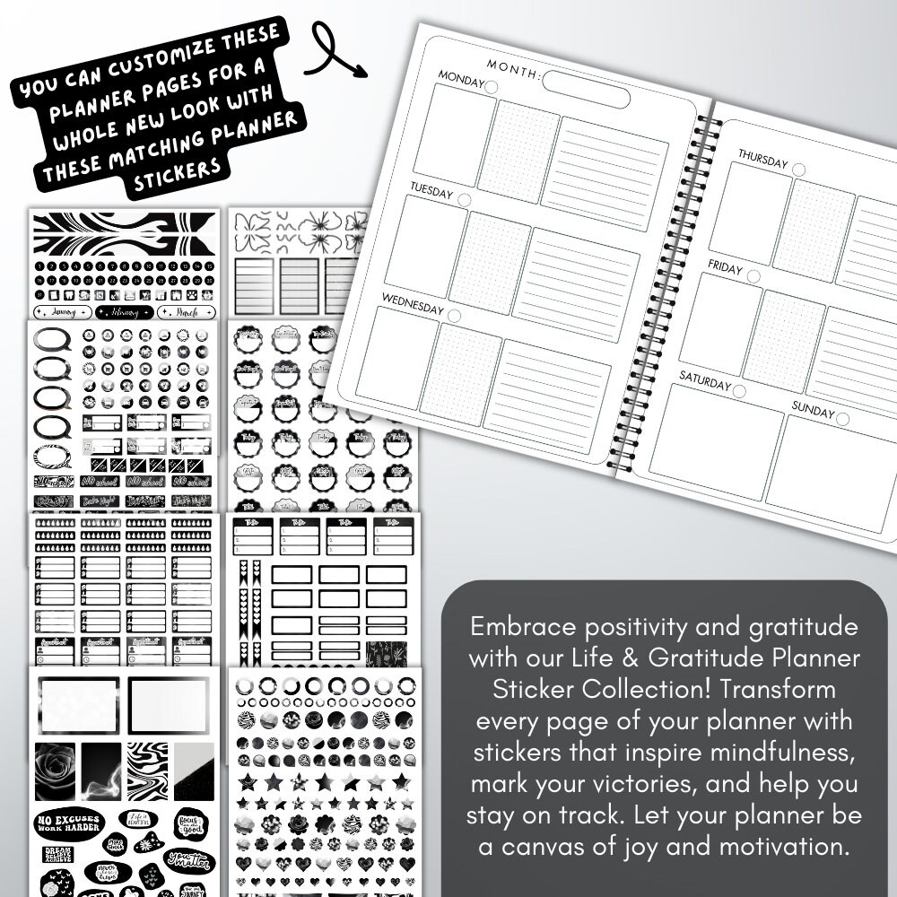 Life Planner, Personal Organizer, Goal Setting Planner, Daily Planner ...