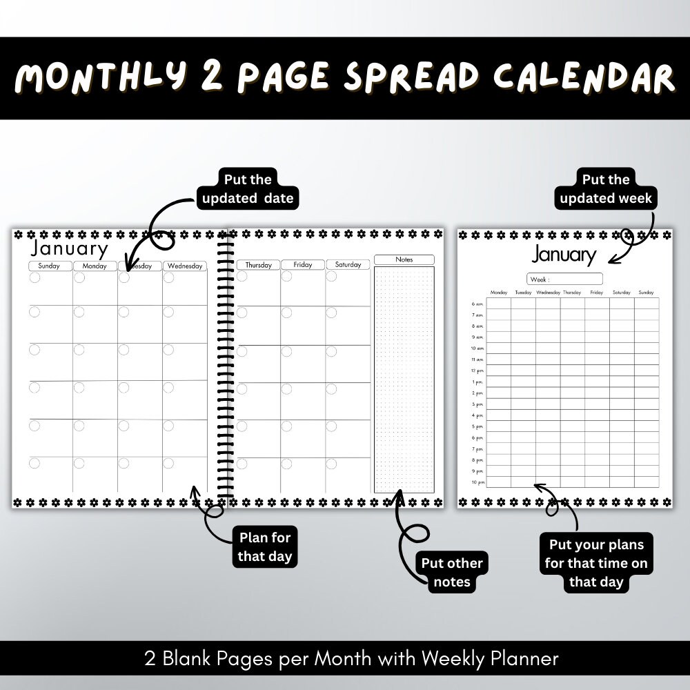 Life Planner, Personal Organizer, Goal Setting Planner, Daily Planner ...