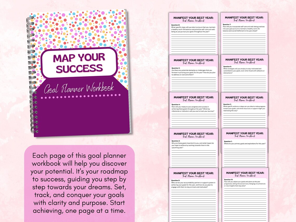 Goal Setting Planner, Daily Planner, Monthly Planner, Habit Planner ...
