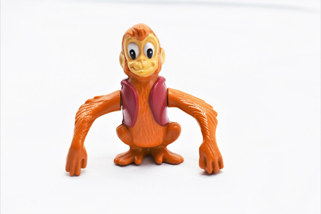 Vintage Aladdin Apu Monkey 90s Wind-up Toy 1992 Burger King - Etsy