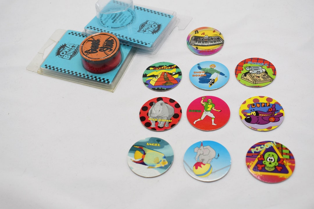 Vintage 90s Pogs 10 Count 2 Slammers New With Packaging - Etsy