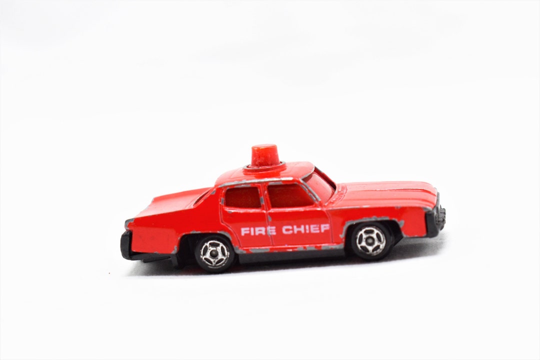 Vintage Fire Chief Diecast Metal Car Toy Figure C. 1970s - Etsy