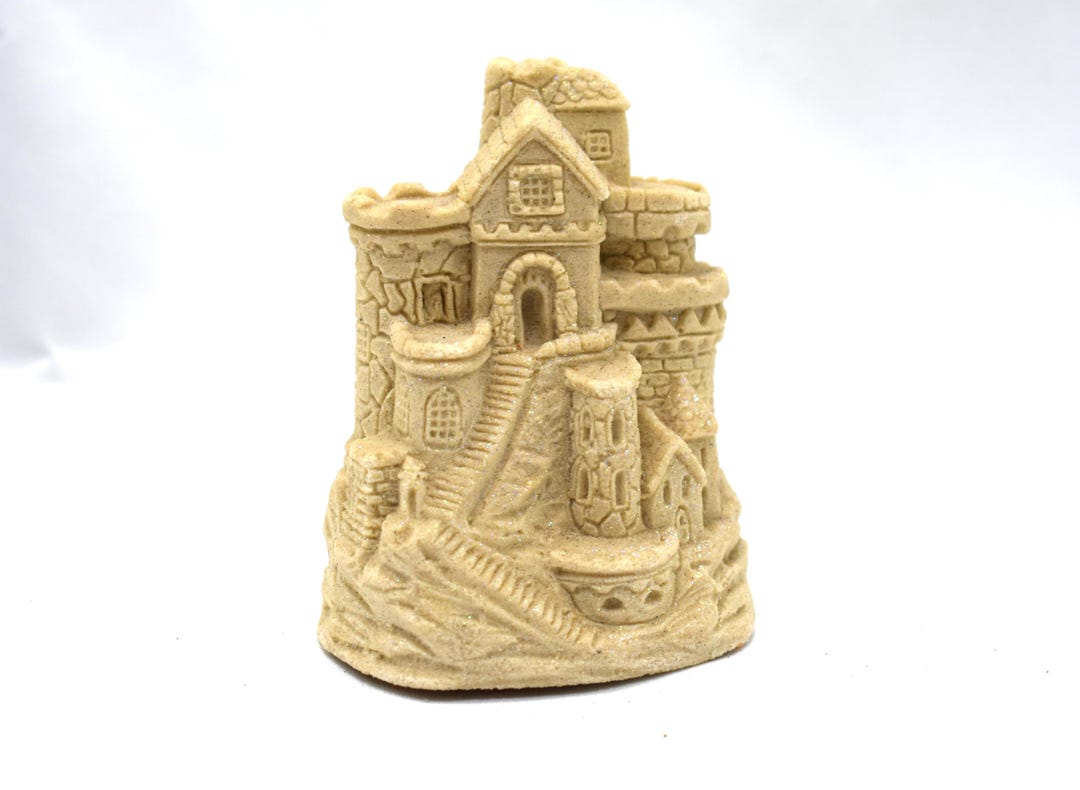 Vintage Sandcastle Sculpture - Sandy Texture - Desktop, Shelf, Beachy ...