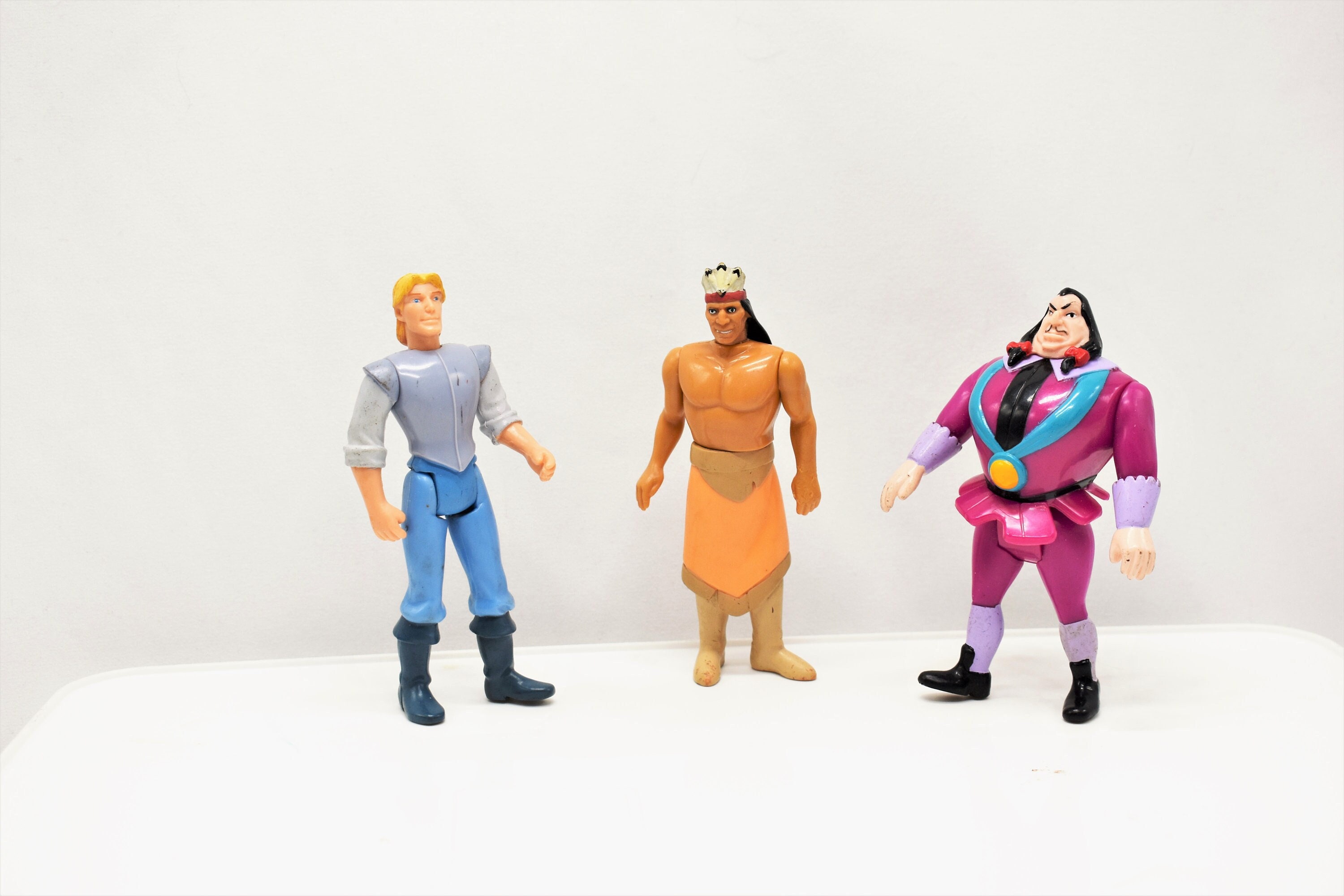 Vintage Pocahontas Disney Lot of 3 Characters - John Smith, Villain ...