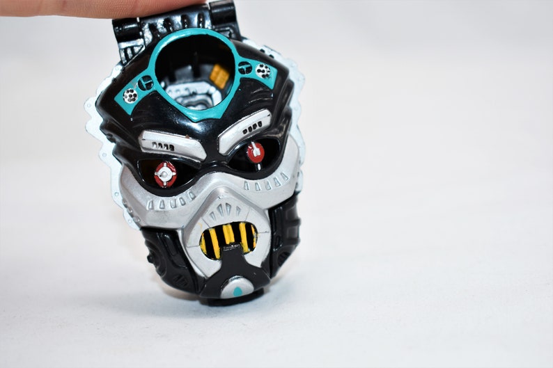 Vintage Mighty Max Horror Heads Robot Invader Shell 90s Collectible Toy ...