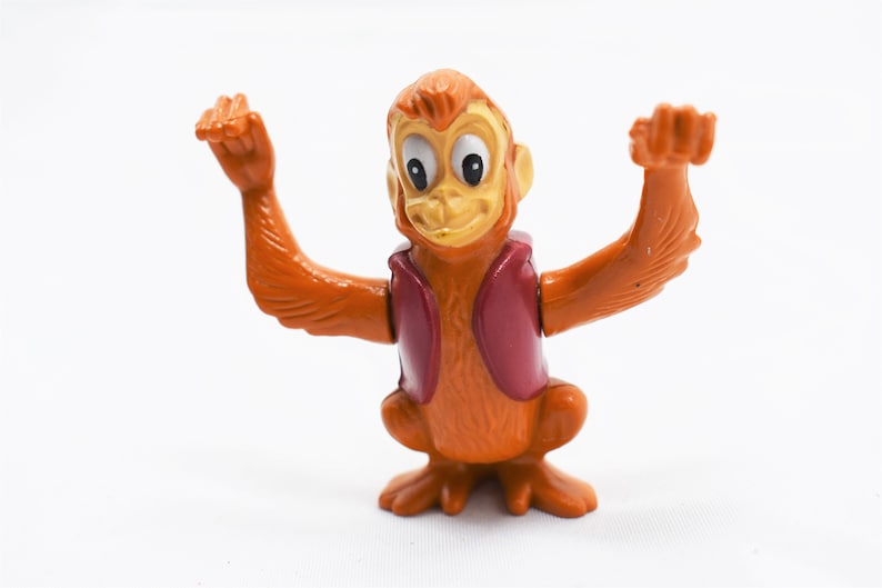 Vintage Aladdin Apu Monkey 90s Wind-up Toy - 1992 Burger King Kids Club ...