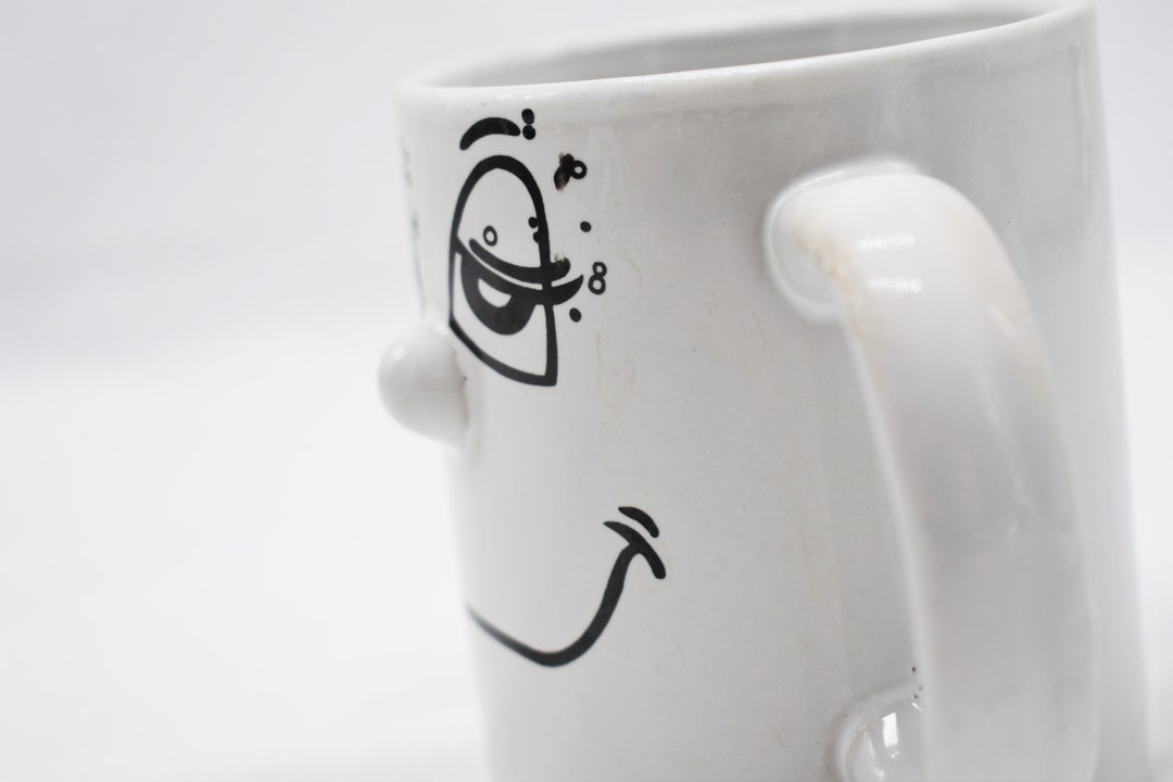 Vintage Mug 3D Nose Tipsy Drunk Face 80s Mug Funny Birthday - Etsy