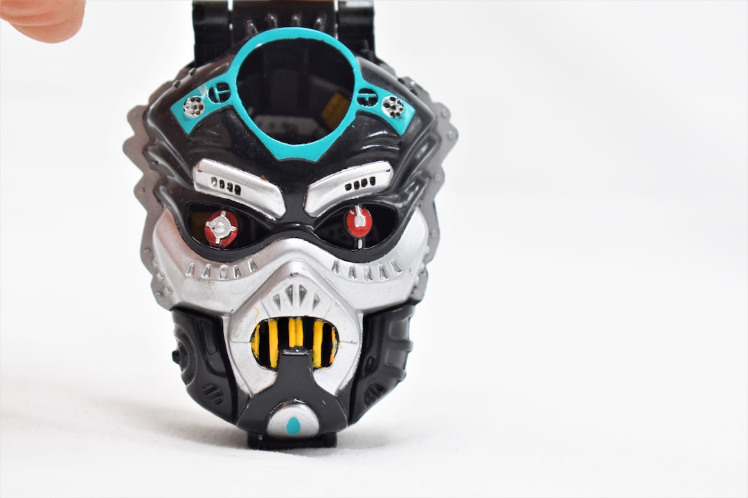 Vintage Mighty Max Horror Heads Robot Invader Shell 90s Collectible Toy ...