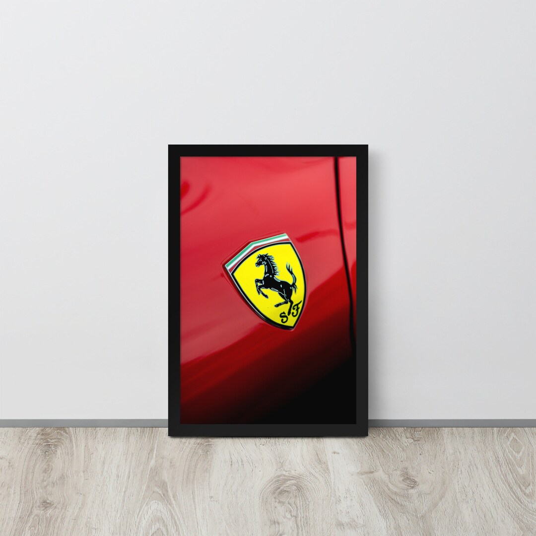Ferrari Logo Poster - Etsy