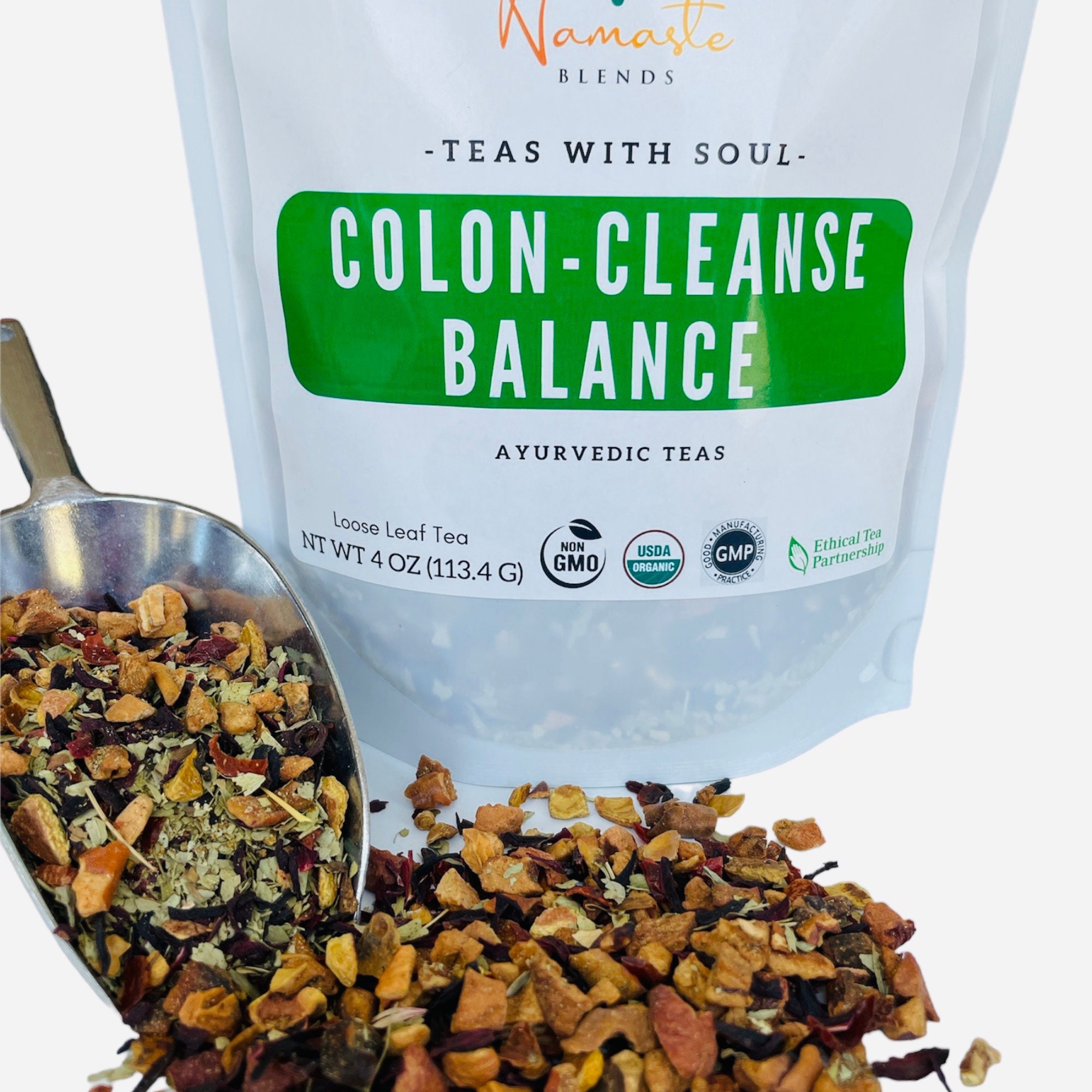 Colon Cleanse Loose Leaf Tea Super Flush Detox Colon Detox Constipation ...