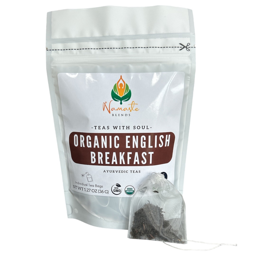 Organic Tea Black Tea English Breakfast Tea Tea Bags Gourmet - Etsy