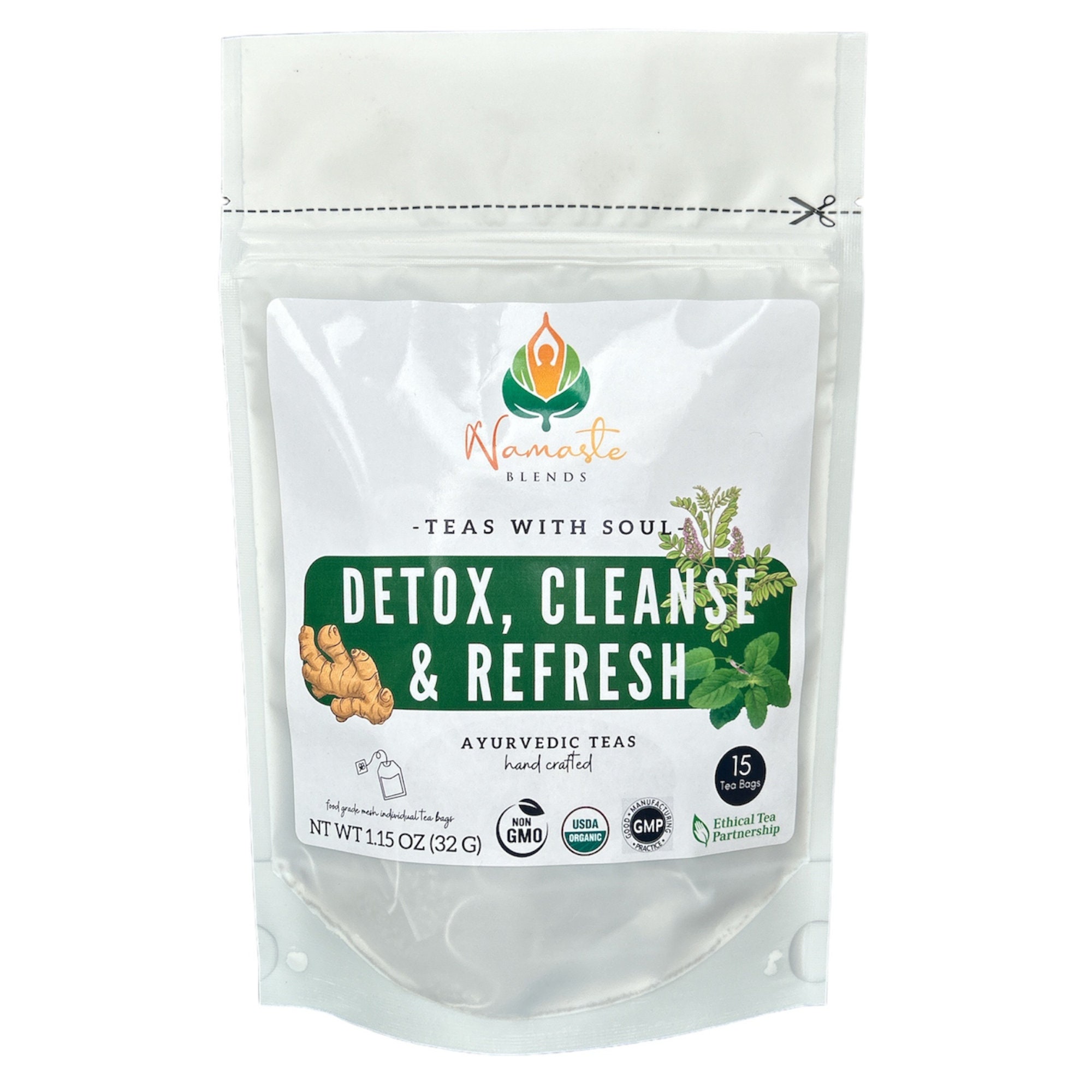 Detox Tea Bag Body Cleanse Tea Purifying Tea Herbal Tea Natural Cleanse ...