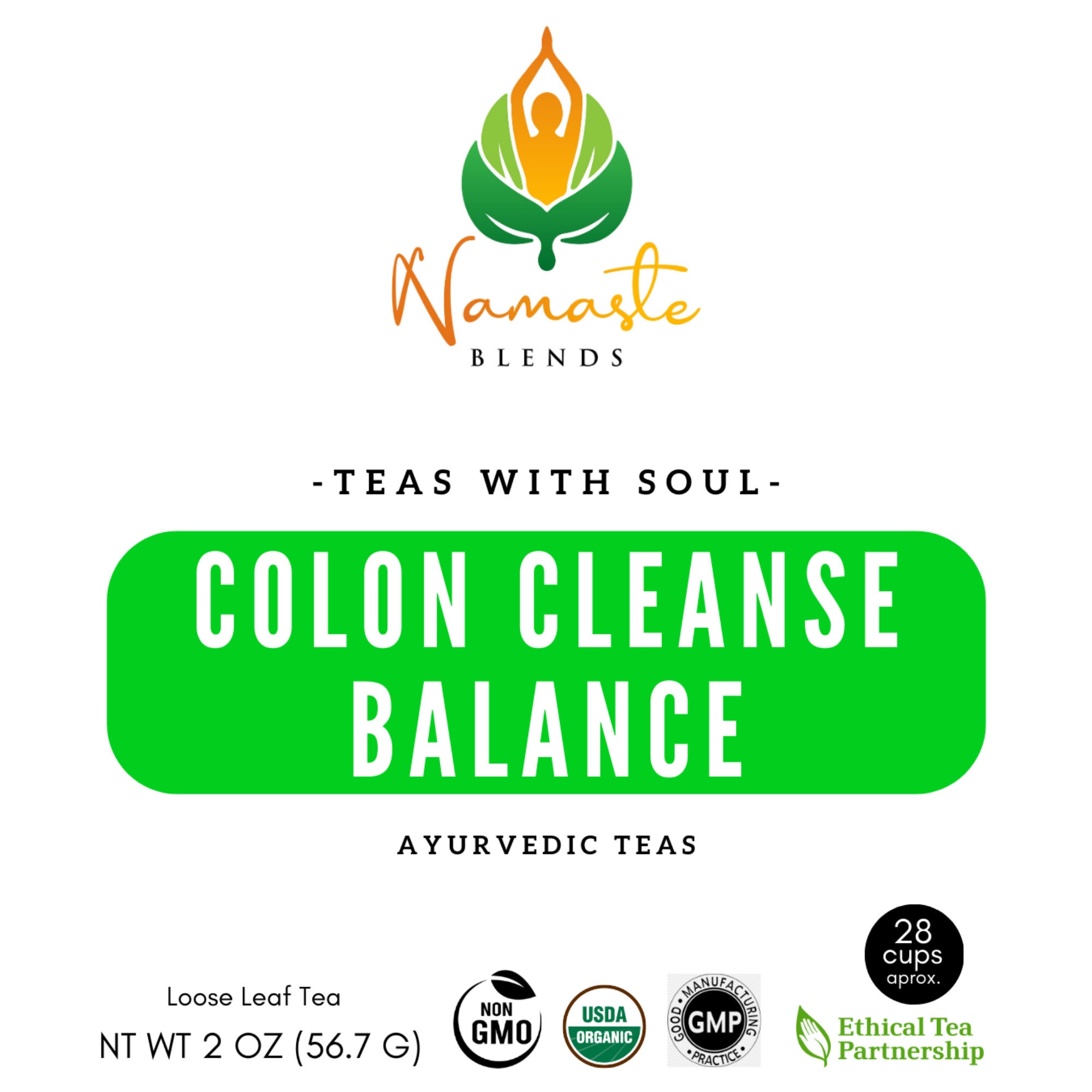 Colon Cleanse Loose Leaf Tea Super Flush Detox Colon Detox Constipation ...
