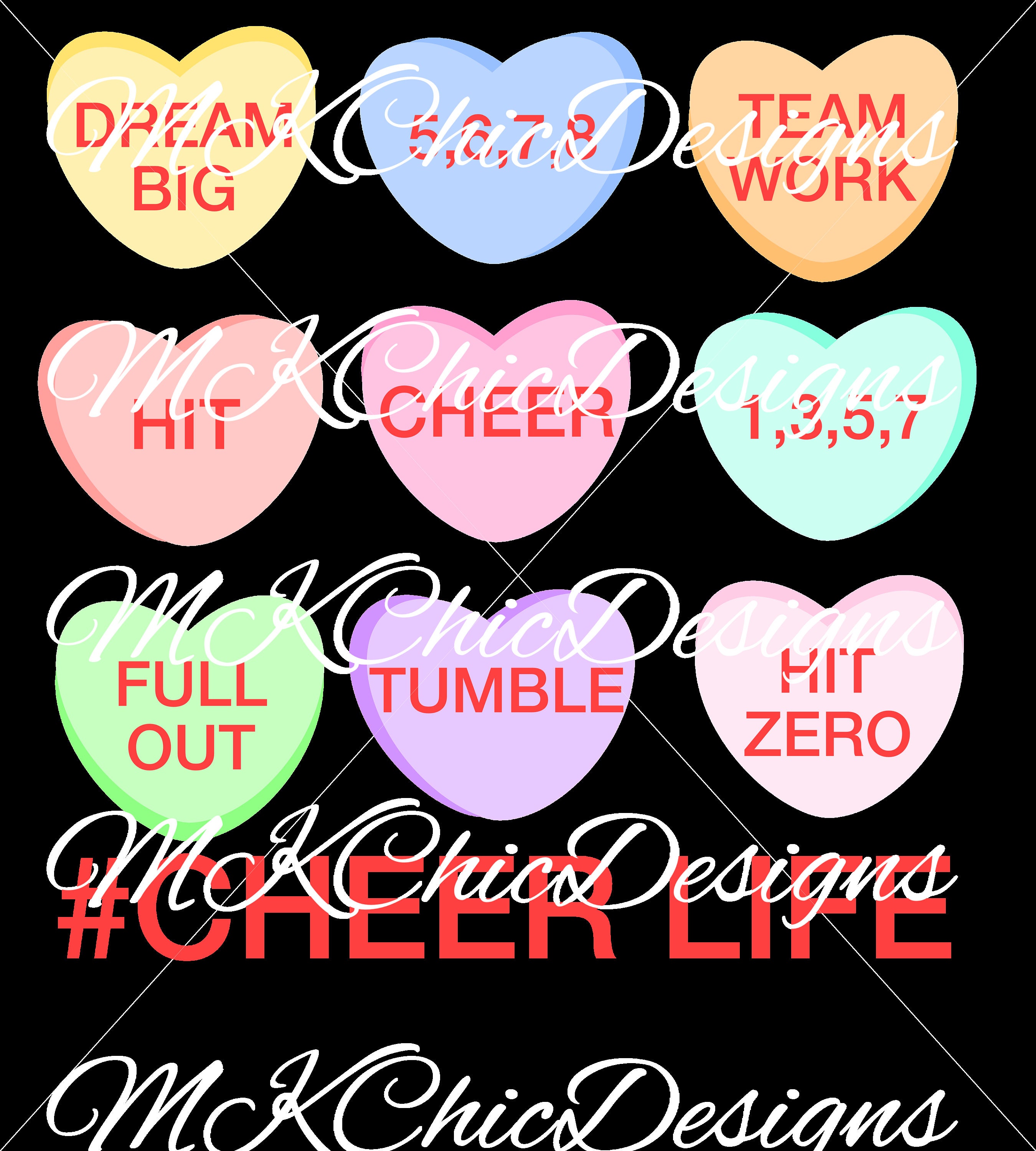 Candyheartscheerlife, Candy Hearts, Sweethearts, Cheer, Cheerleading ...
