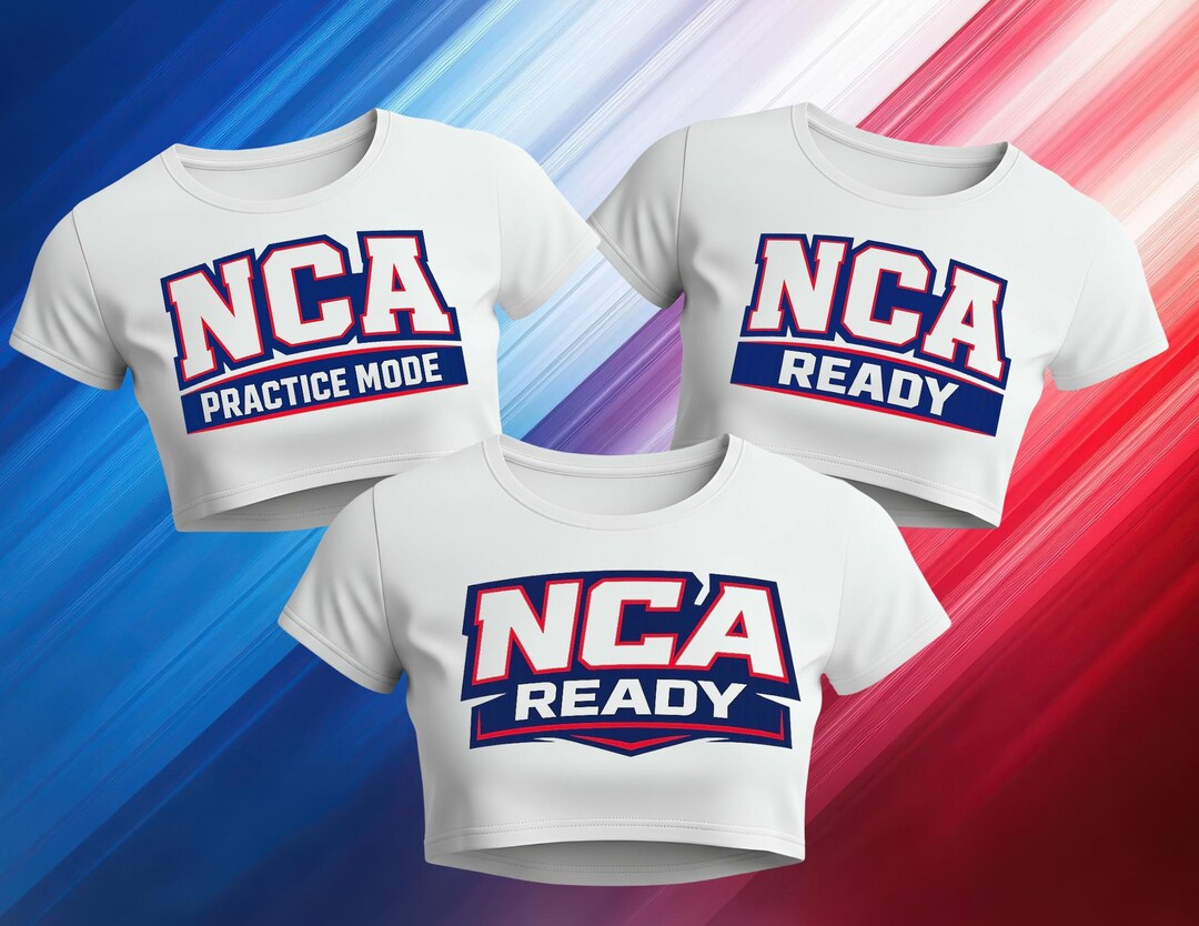 NCA Ready - Competitive Cheer Practice Shirt Designs - Etsy