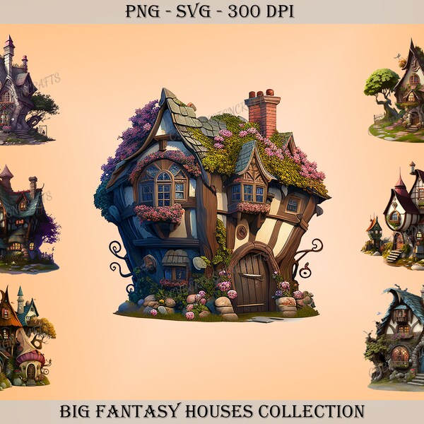 Fantasy House - Etsy