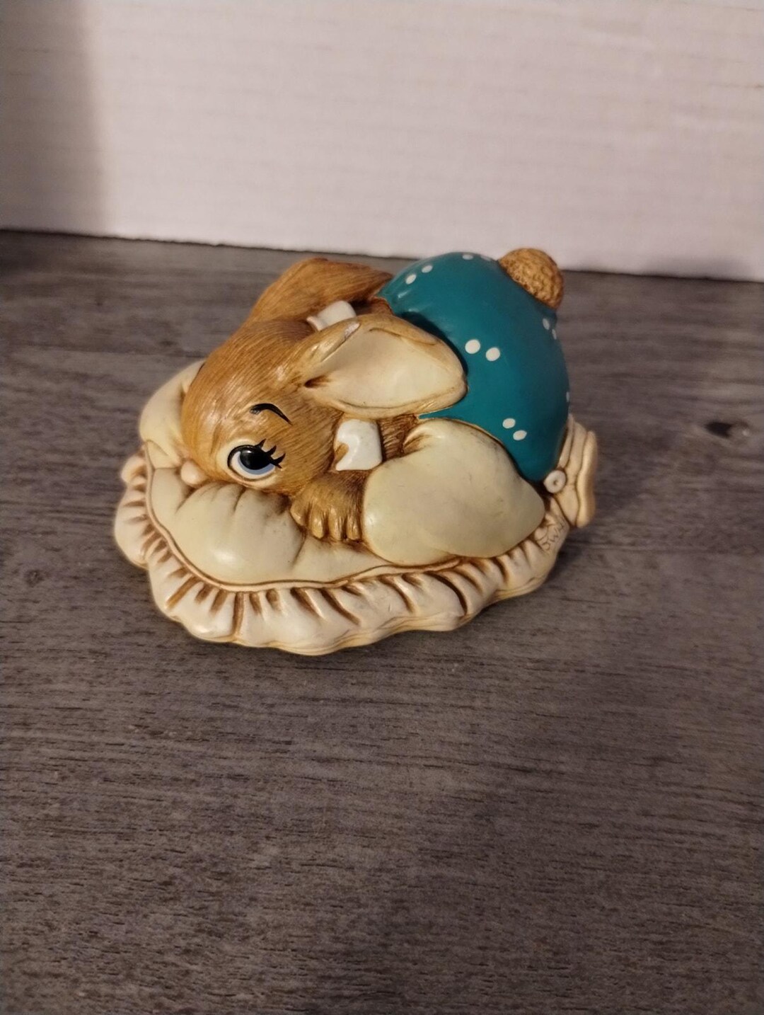 Pendelfin Rabbits Stonecraft Hand Painted Figurine Dodger Sleeping ...