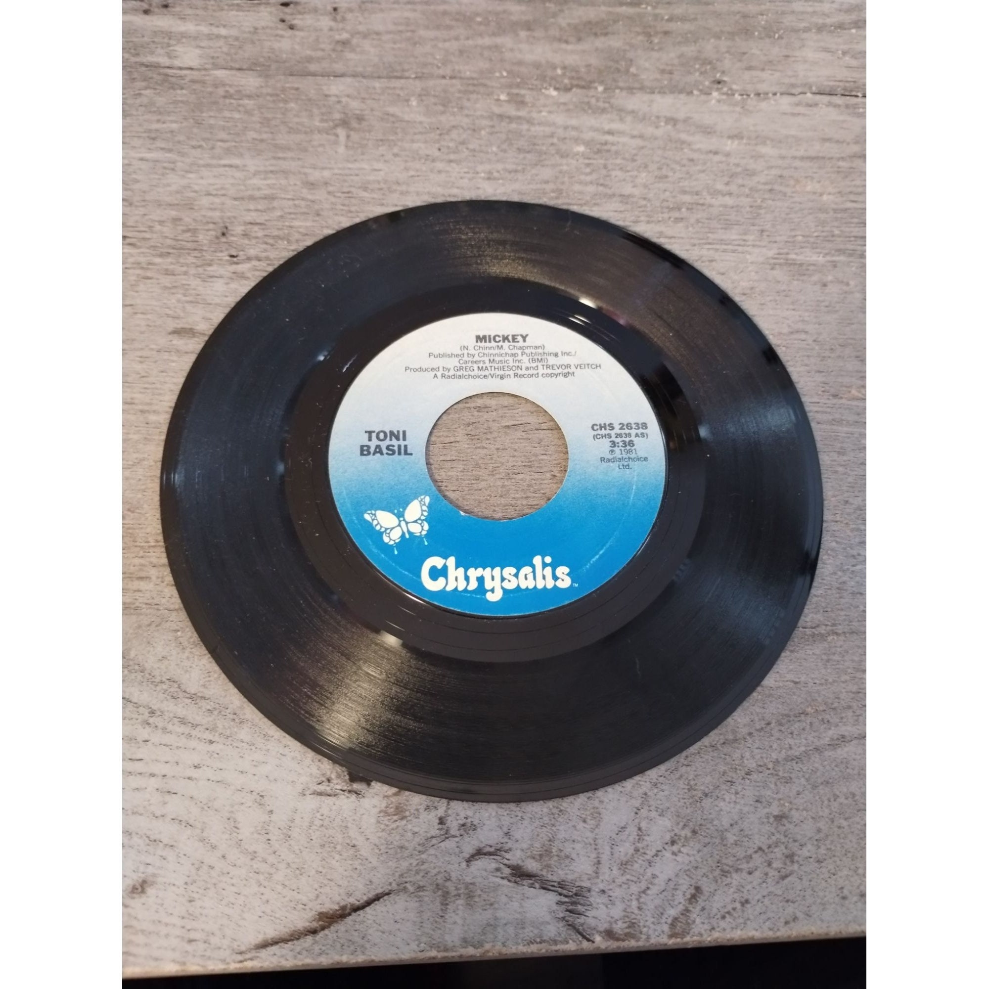 1981 Toni Basil Mickey 45 RPM Vinyl CHS2638 - Etsy
