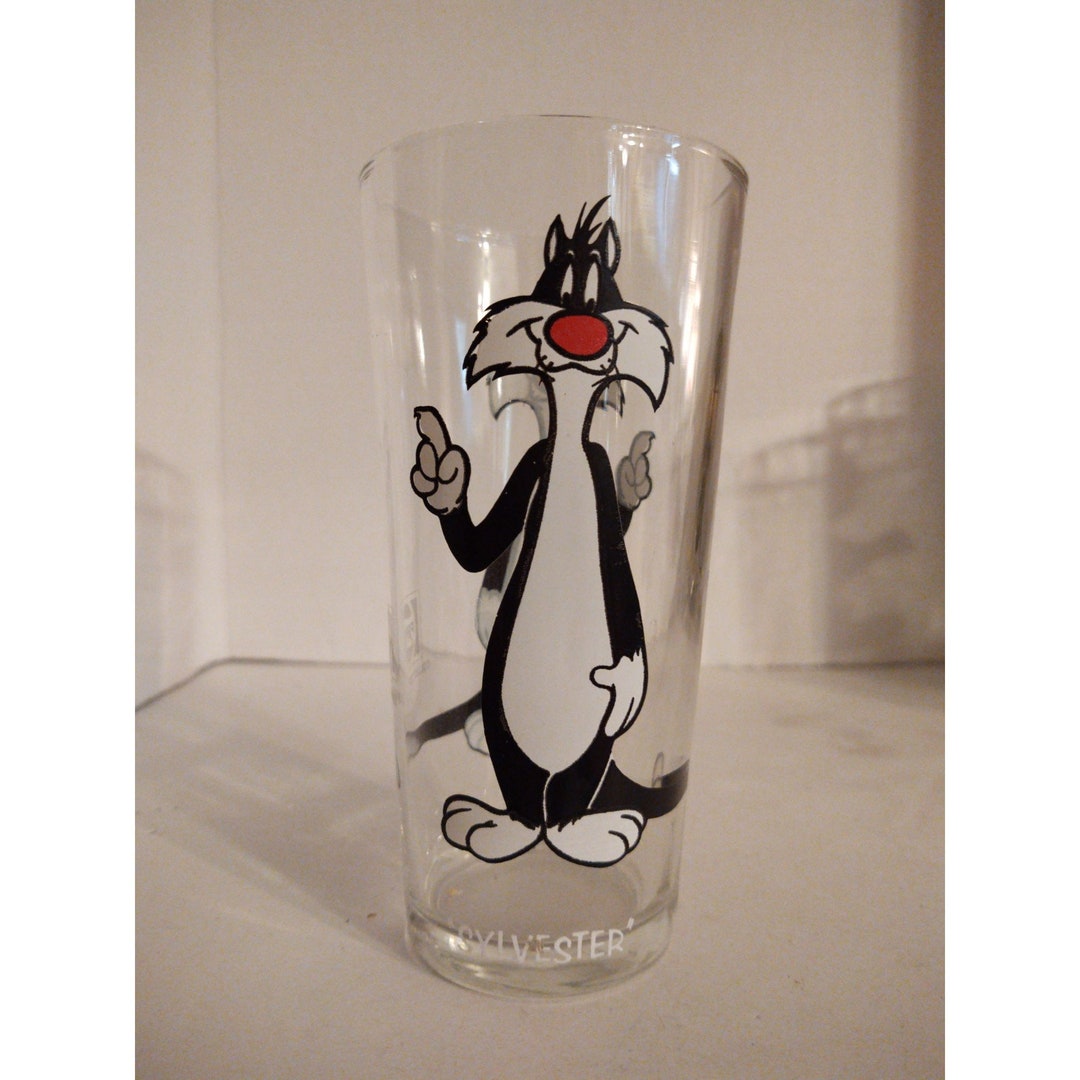 1973 "silvester” Warner Bros Looney Tunes Pepsi Collector Series Glass ...