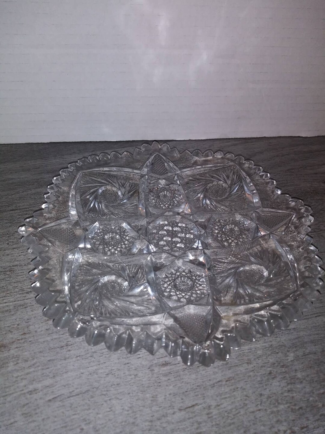 7" Early American Pattern Glass EAPG Dish - Etsy