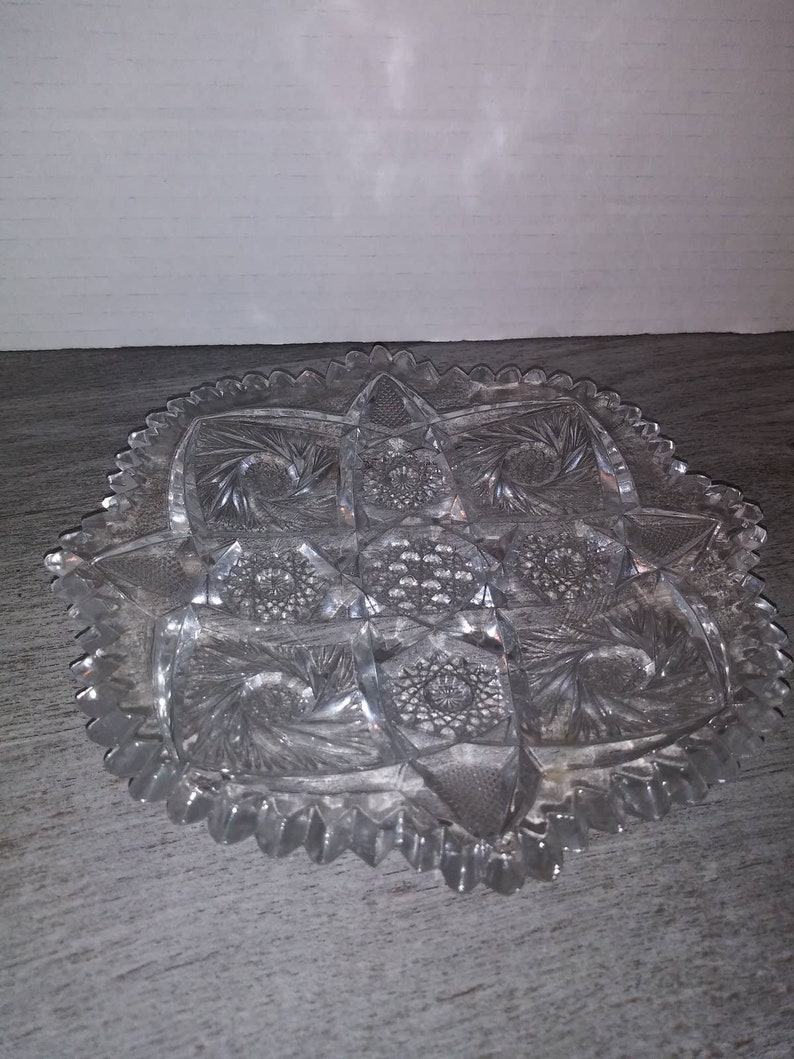 7" Early American Pattern Glass EAPG Dish - Etsy