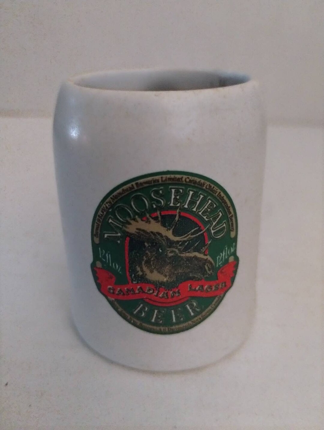 Moosehead Vintage Mini Beer Stein Mini Mug Ceramic Stoneware Ceramarte ...