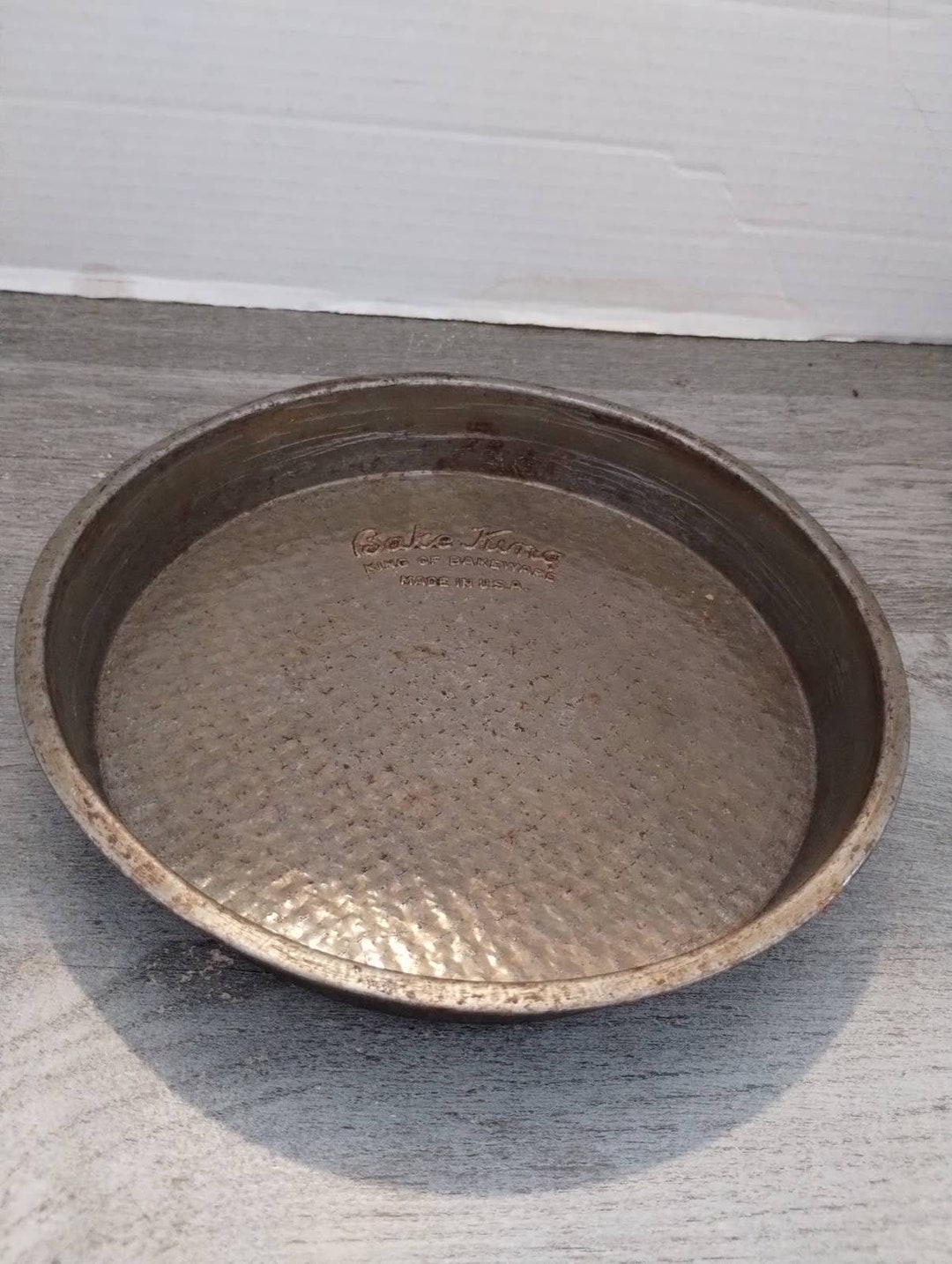 Vintage Bake King 9 King of Bakeware Smooth Tin Cake/pie Pan - Etsy