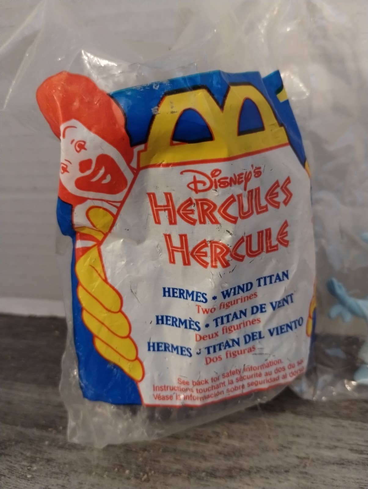 1996 Mcdonalds Happy Meal Disney Hercules Hermes & Wind Titan Figure #1 ...