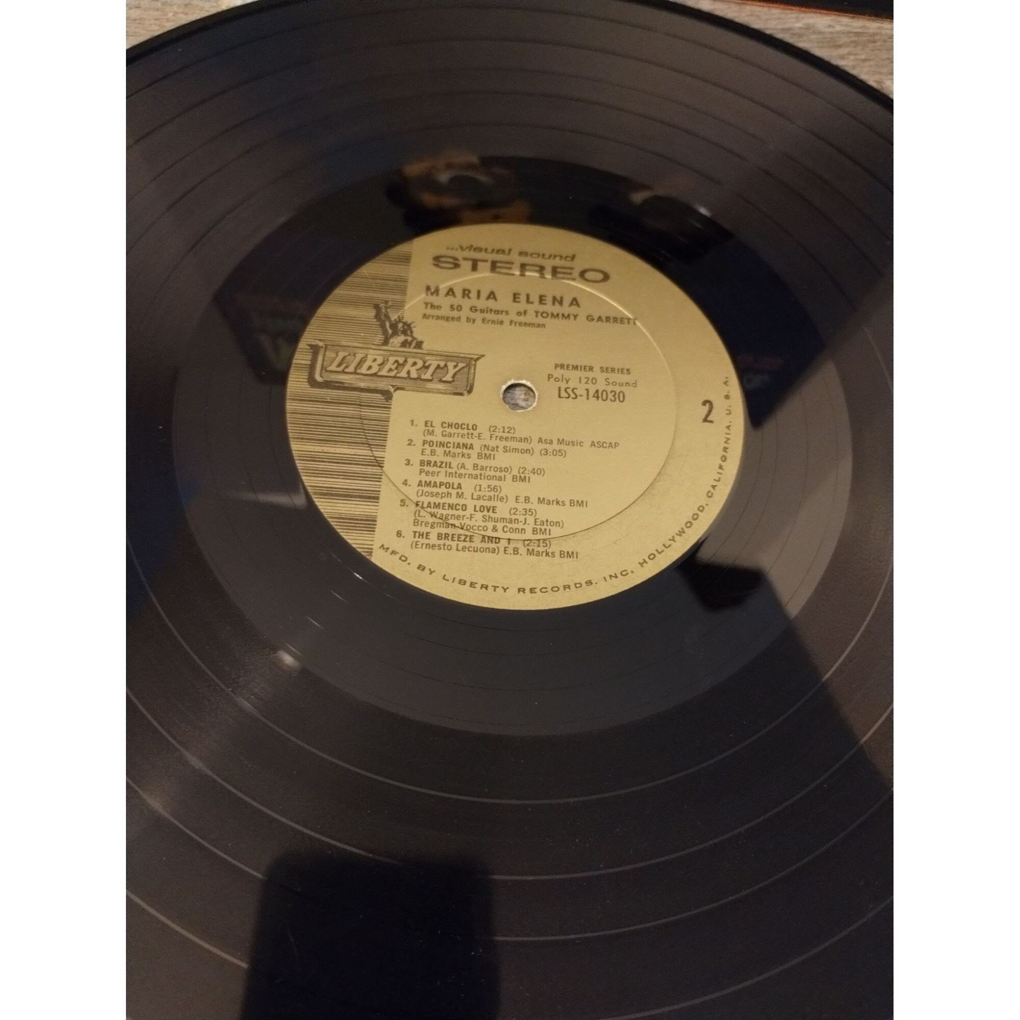 The 50 Guitars of Tommy Garrett Maria Elena 1963 Liberty LSS-14030 LP ...