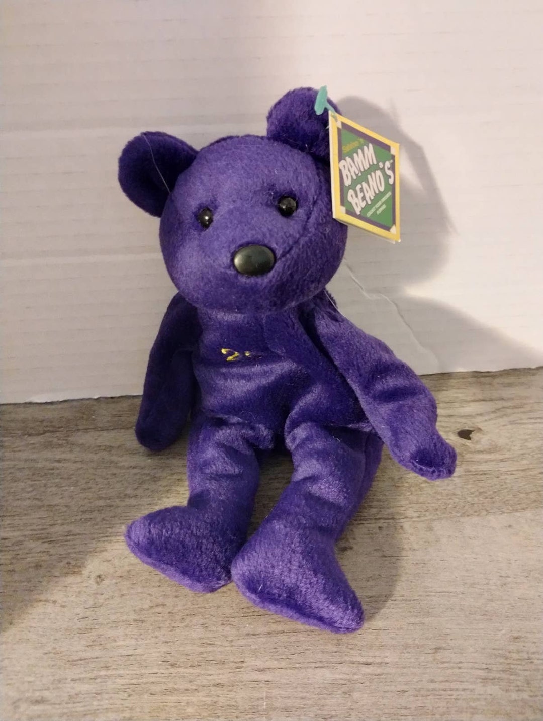 Mark Mcgwire #25 Salvino's Bamm Beano's Plush Purple Bear 1998 - Etsy