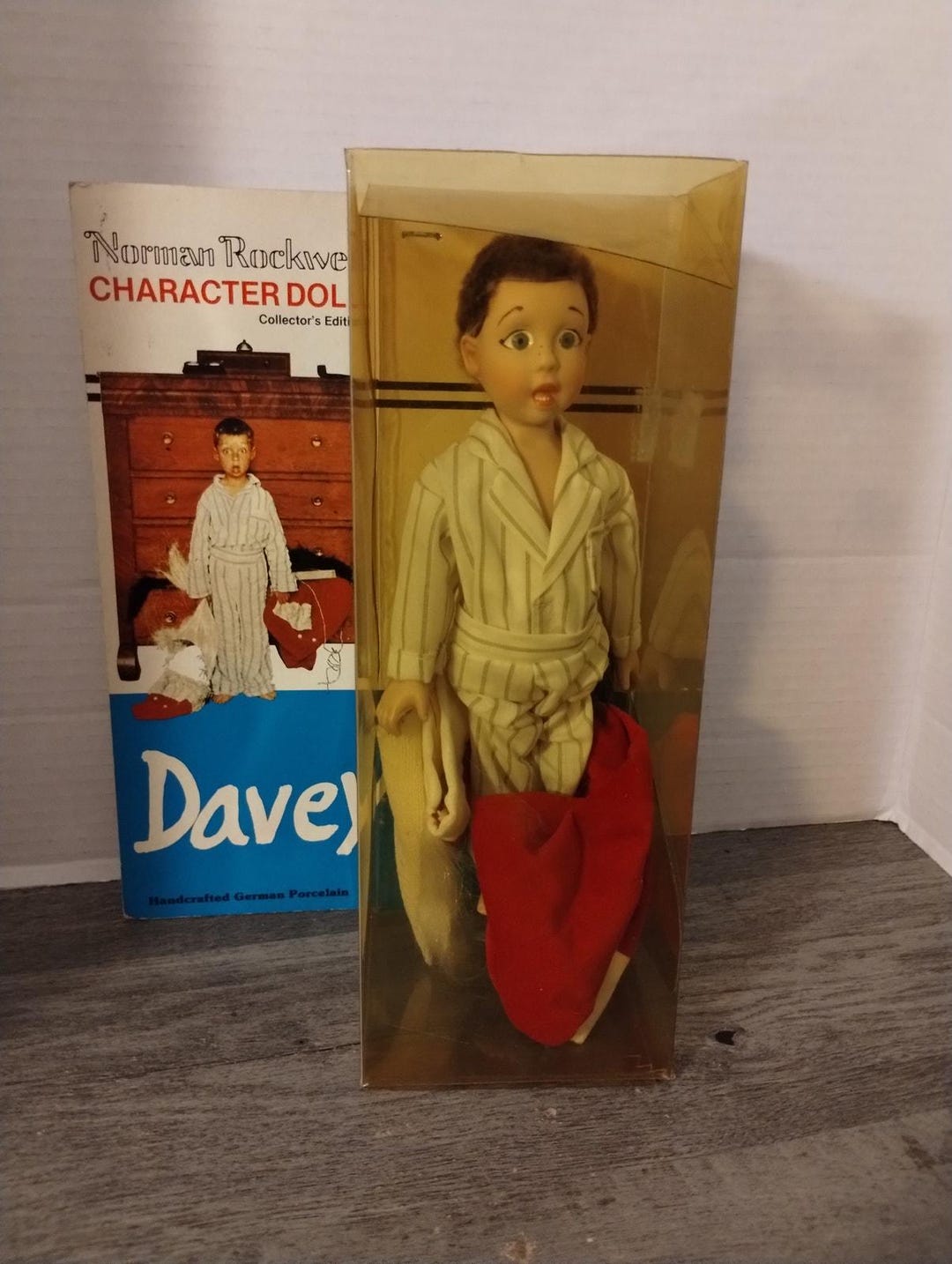Norman Rockwell Davey Character Doll Collectors Edition With Box - Etsy