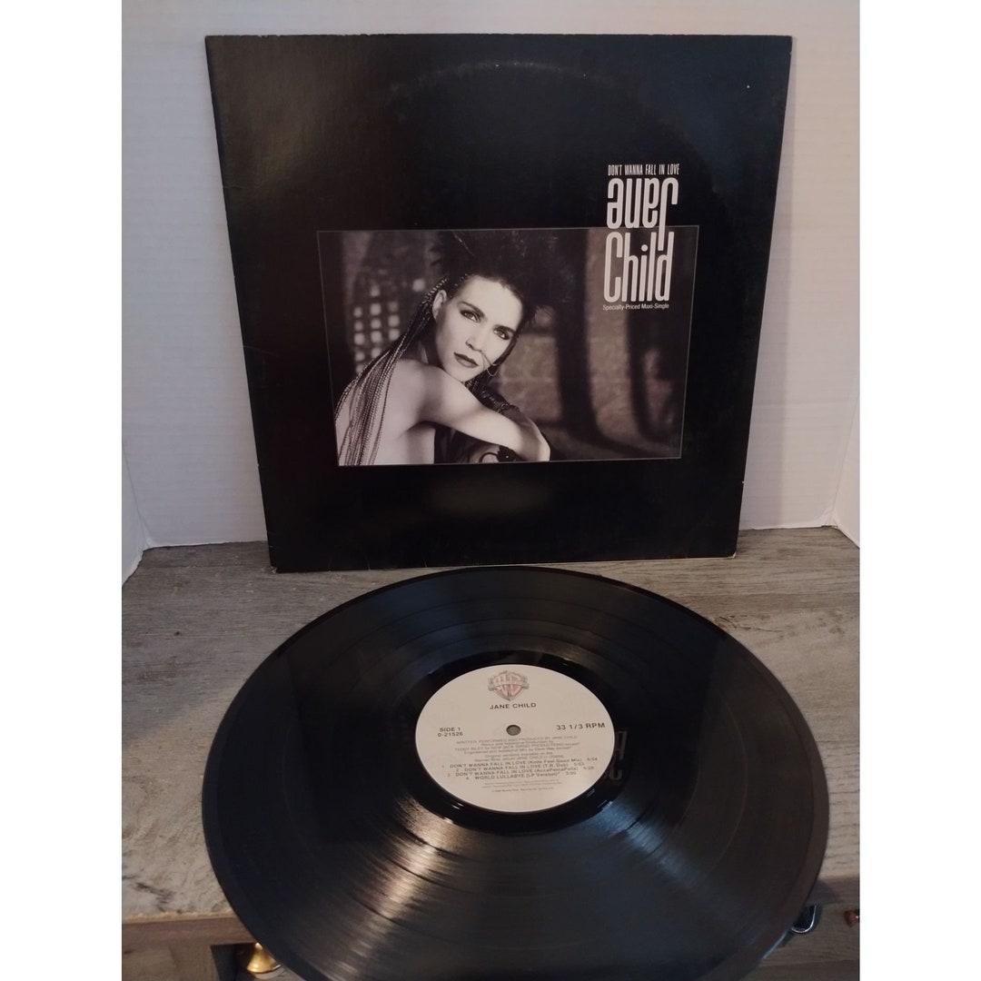JANE CHILD Don't Wanna Fall in Love Warner Bros Records - Etsy